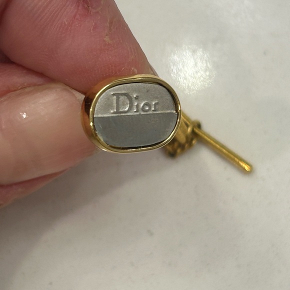 Dior | Accessories | Dior Gold And Silver Tie Pin | Poshmark